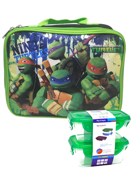 Teenage Mutant Ninja Turtles Graphic Insulated Lunch Bag & Snack ...