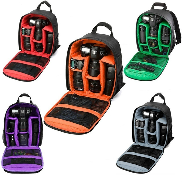 Small SLR Photography Backpack Camera Lens Backpack Outdoor Photography ...