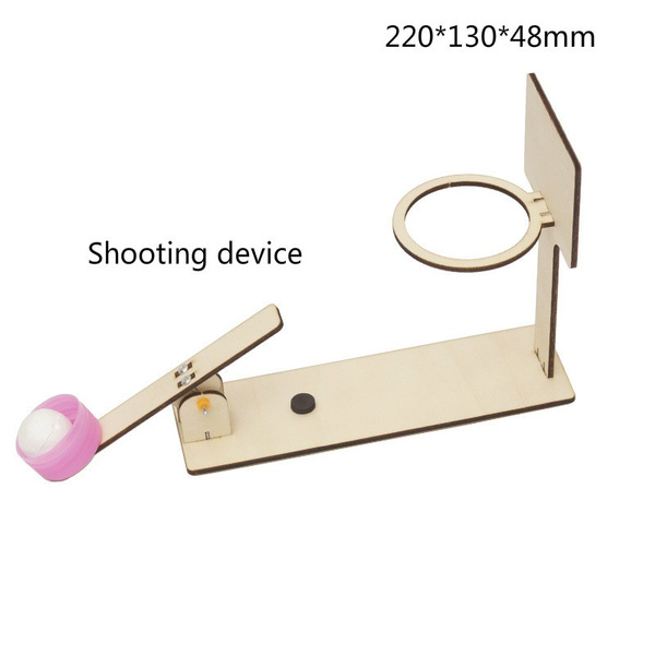 Technology small production DIY lever experiment shooting machine ...