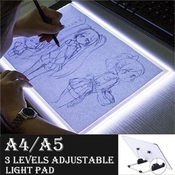 Ultra-Thin A4/A5 LED Copy Board with Adjustable Stand USB Cable Precise ... Ultra-Thin A4/A5 LED Copy Board with Adjustable Stand USB Cable Precise ...