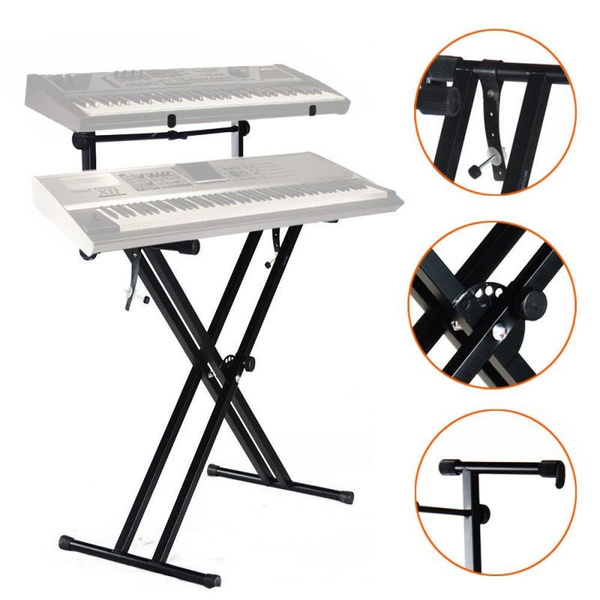 Double Braced X Foldable Music Stand/Holder For Keyboard/Piano | Wish