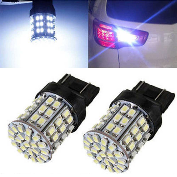 2x White 7443 64LED Backup Reverse Light Bulb 7440 7444 7441 992 992A ...