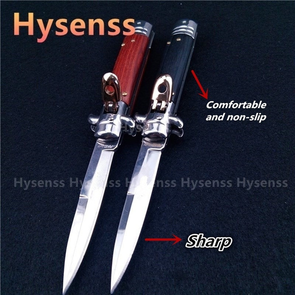 2019 NEW Arrival Stiletto Knife ITALY Folding Blade Knives God Father ...