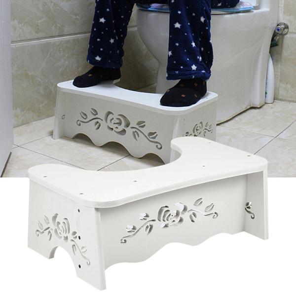 New 7" Toilet Squatting Stool Bathroom Potty Squat Step Stool For ...