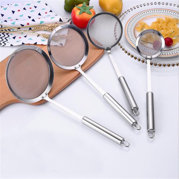Multi-functional Filter Spoon Stainless Steel Fine Mesh Wire Oil ...