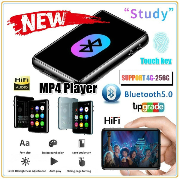 2 Colors High Quality HIFI MP3 Player Support 4GB-256GB 5.0 Bluetooth ...
