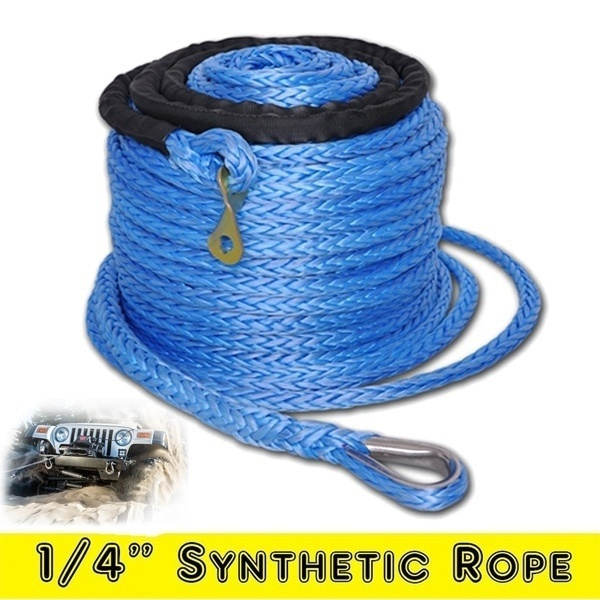 Universal Vehicle Car Synthetic Fiber Winch Line Cable Rope Replacement ...