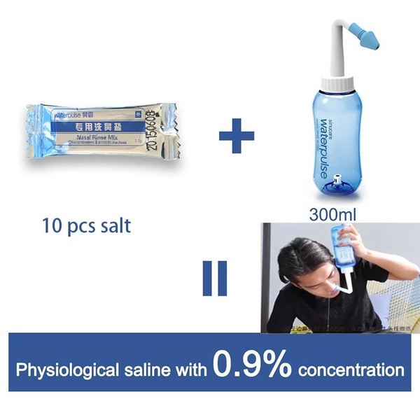 300ml Volume Nasal Rinse Nose Cleaner Portable Nasal Wash Bottle ...