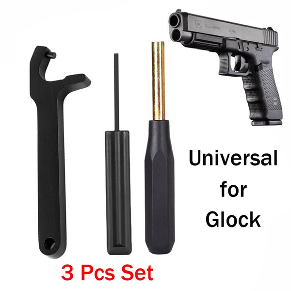 3PCS Universal Glock Tool Kit Magazine Disassembly Wrench Front Sight ...
