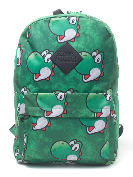 Yoshi Backpack Face all over print Super Mario new Official Nintendo ...