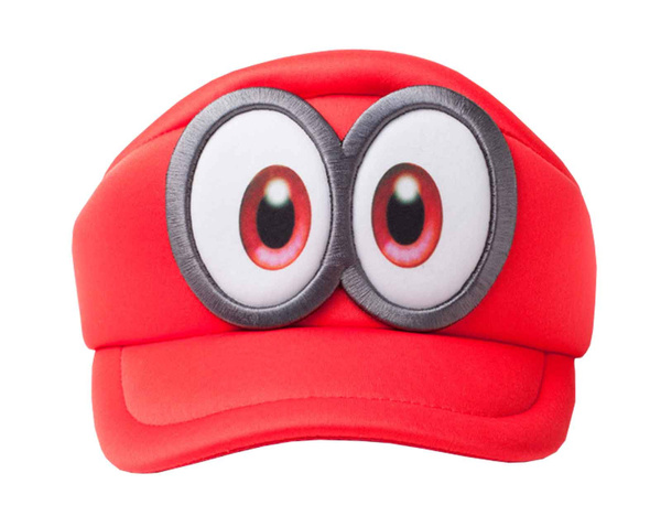 Super Mario Hat Cap Odyssey Eyes Shaped new Official Nintendo Red Kids ...