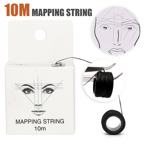 10m 32 8ft Pre Inked Mapping String Microblading Eyebrow Marker Wish