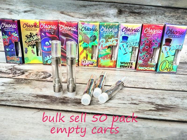 50PCS Chonic carts chonic carts runtz 1ml Ceramic Coil Empty Vape Pen ...