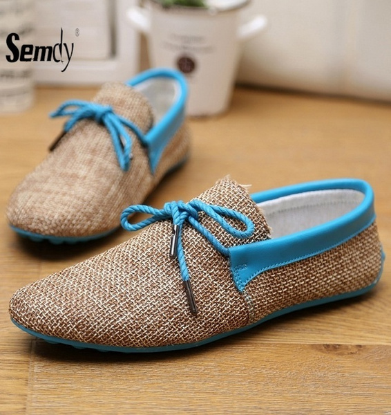 2020 New Flax Weaving Peas Shoes Casual Shoes Set Foot Lazy Crowd ...