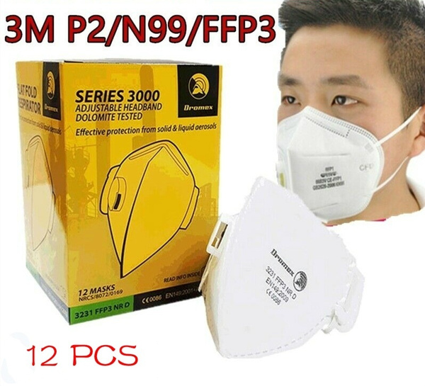 3M N95 / P2 Face Mask Respirator Face Mask With valve N99 | Wish