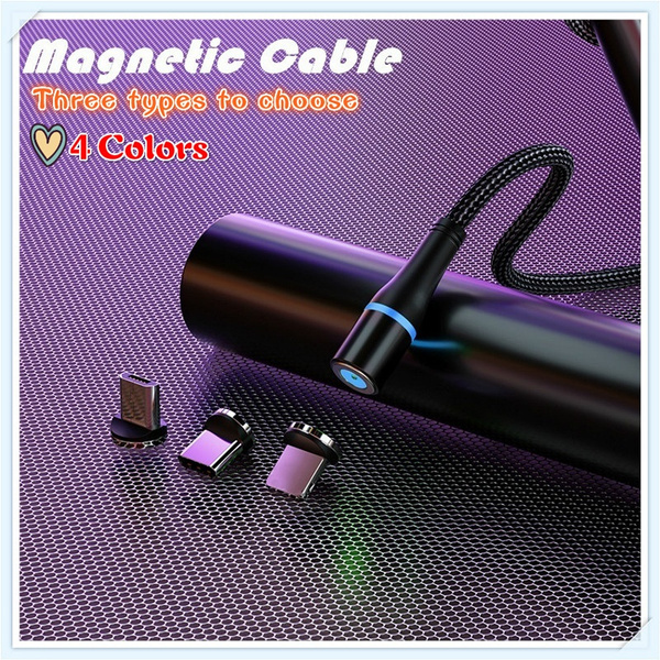 Cable Magnético De 1M / 2M Para IOS Y Android USB Tipo C Cable De ...