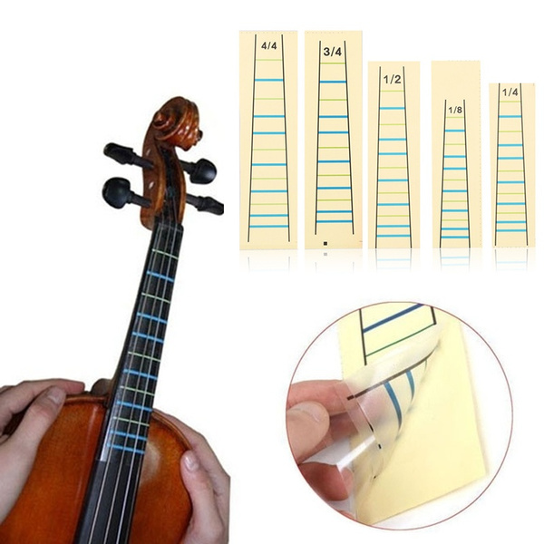 Violin Fretboard Sticker Tape Fiddle Fingerboard Chart Finger Marker ...