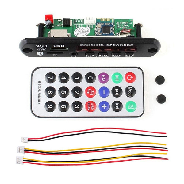 Bluetooth MP3 WMA FM Aux Decoder Board Audio Module Support SD USB ...