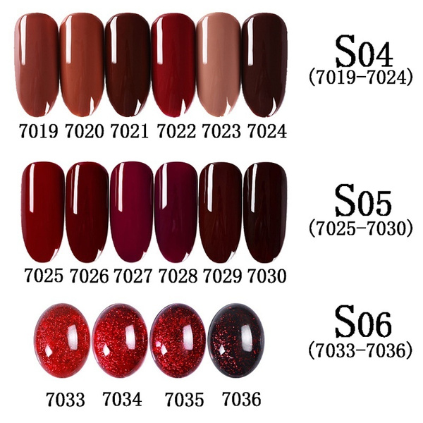 (2/3/4/5/6PCS/SET)Gel Nail Polish Set For Nail Extension Kit Nail Art ...