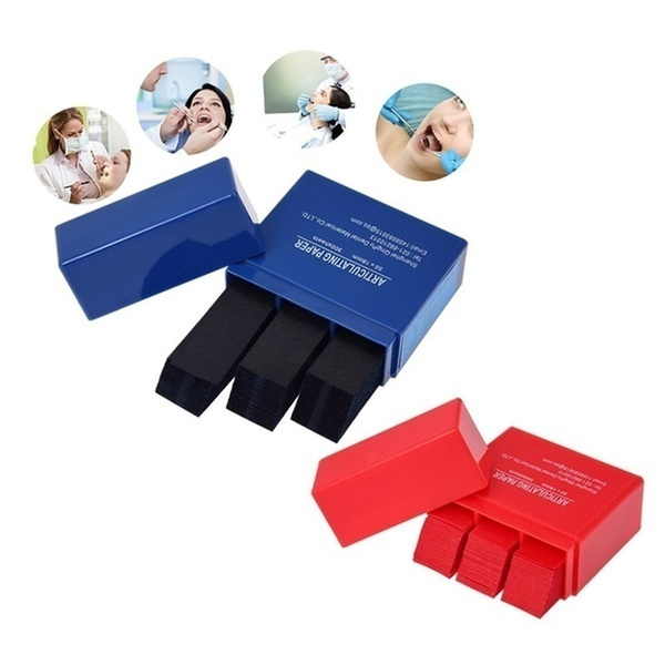 300 Sheets Dental Occlusion Paper Oral Hygiene Dental Articulating ...