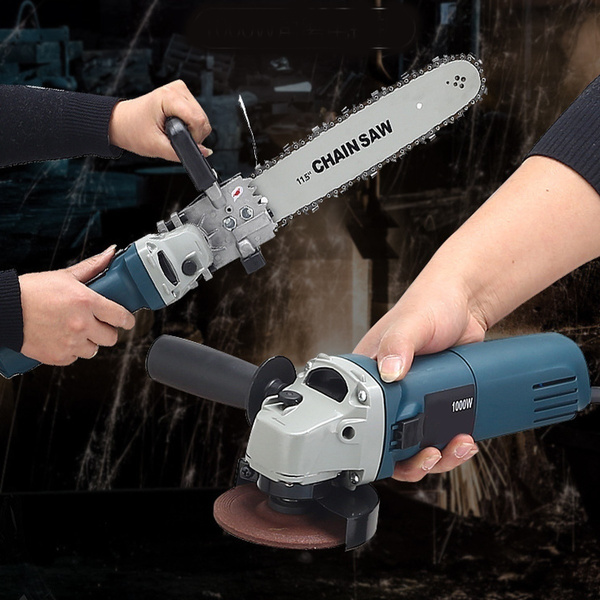 1000W 220V 11000rpm Woodworking Chainsaw Bracket Angle Grinder or ...