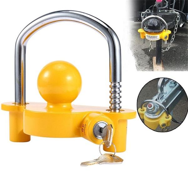 Boat Motorcycle Trailer Universal Coupler Lock Heavy Duty Hook Lock ...