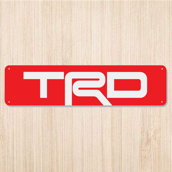 TRD Motorsport Garage Decor Workshop Sign Retro Vintage Tin Sign Wall ...