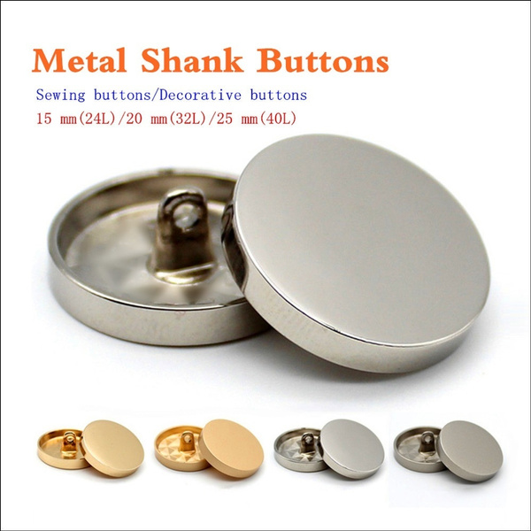 15mm /20mm /25mm High quality Metal Buttons Alloy Shank Buttons Buttons ...