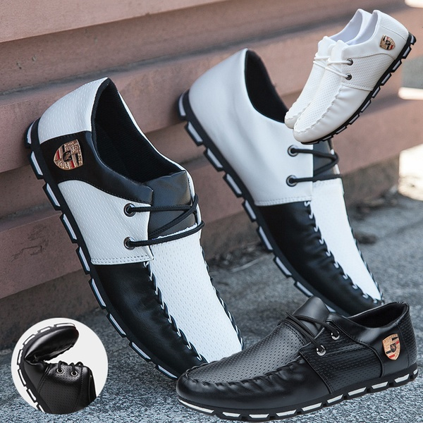 New Peas Shoes Men's Breathable Casual Shoes Small Leather Shoes ...