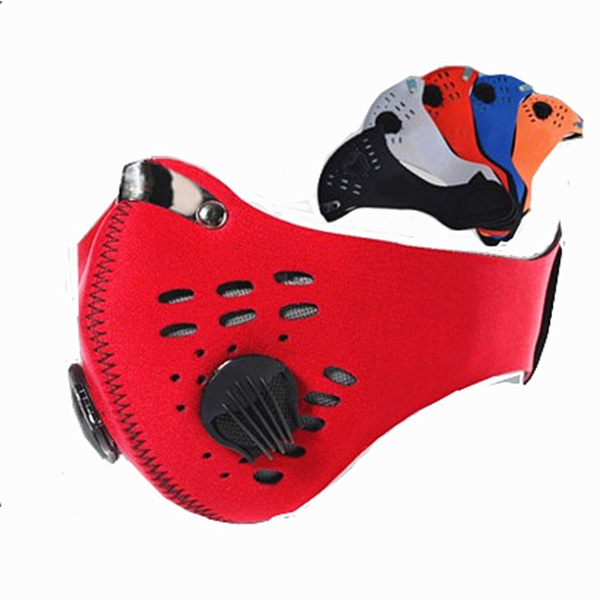Sport Face Mask With Filter Activated Carbon PM 2.5 Anti-Pollution ...
