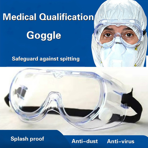 Medical Qualification Windproof Dust Anti-fog Safety Medical Goggles ...