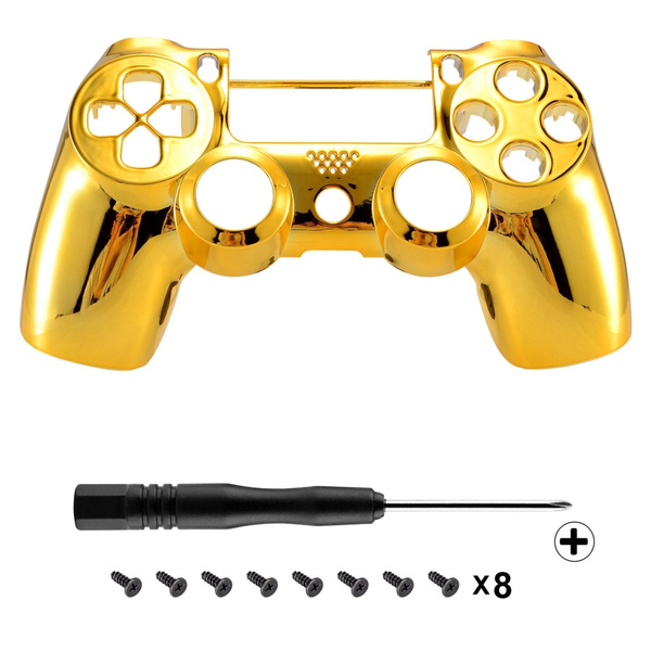 Newest Custom Chrome Gold Edition Front Housing Shell Faceplate Cover ...
