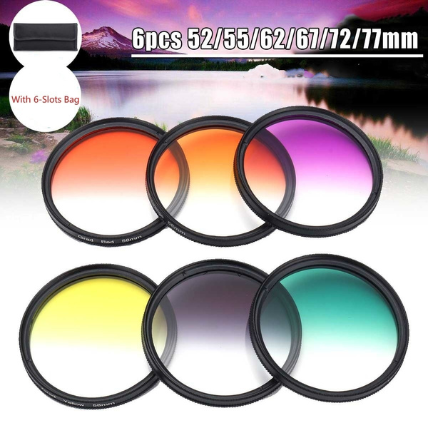 High Quality Gradient Filter Kit 30 37 40.5 43 46 49 52 55 58 62 67 72 ...
