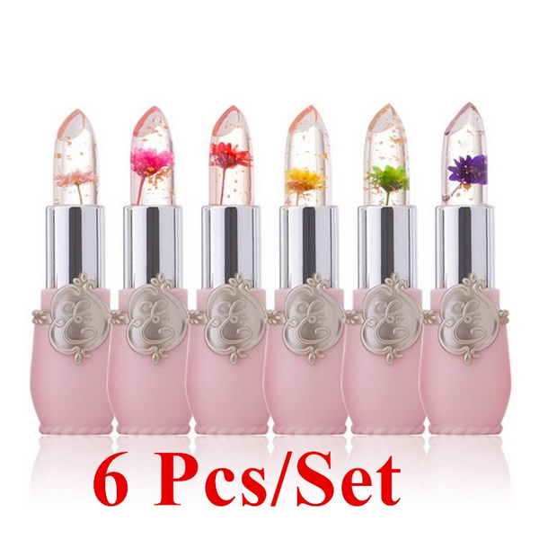 6 Pcs/Set Flower Jelly Lipstick Set Magic Temperature Color Changing ... 6 Pcs/Set Flower Jelly Lipstick Set Magic Temperature Color Changing ...