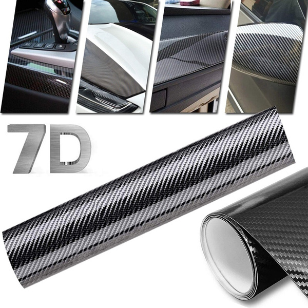 7D Carbon Fiber Sticker Waterproof Car Sticker And Decals Vinyl Sticker ...
