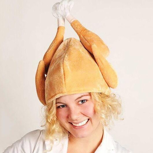 Chicken Leg Cap Halloween Ball Funny Adults Party Decoration Casual ...