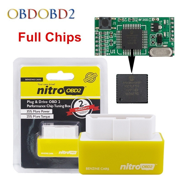 Nitro OBD2 Full-chip Nitro OBD2 Plug and Play OBDII Power Upgrade Fuel ...