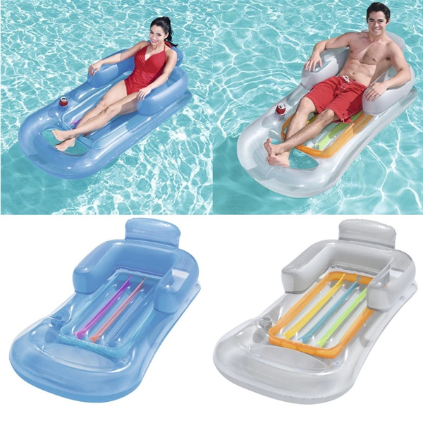 Inflatable Floating Row 157x89cm Beach Swimming Air Mattress Pool ...