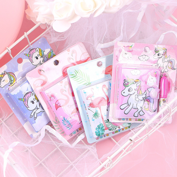 Cute Unicorn Memo Pad Cartoon Notepads With Pen For Writing Sticky ...