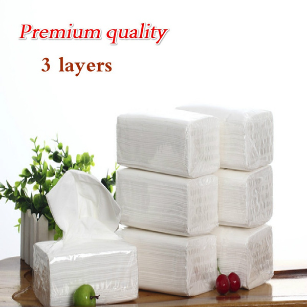 Hotel 3 layers pumping paper 420 sheets of household cotton soft tissue ...
