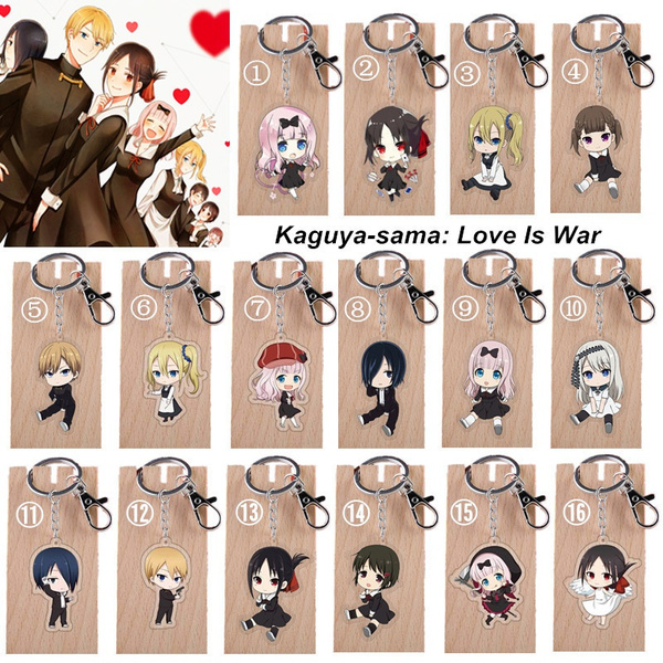 Anime Kaguya-sama Love Is War Keychain Shirogane Miyuki Key Chain ...