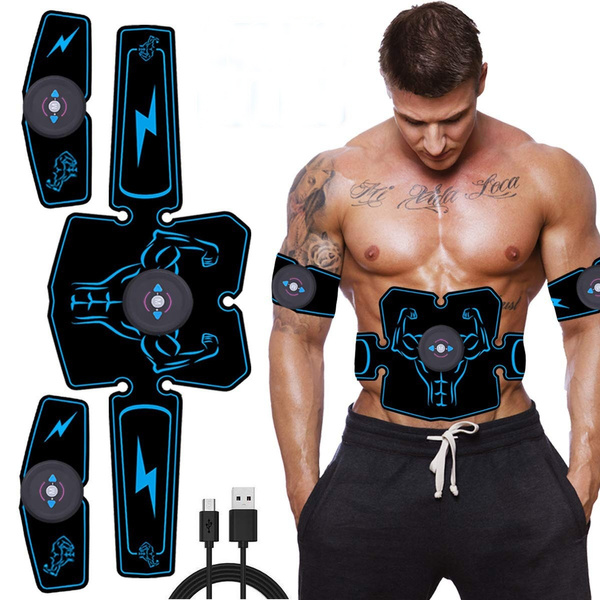 Professional EMS Muscle Training Gear Remote Control Abdominal Muscle ...
