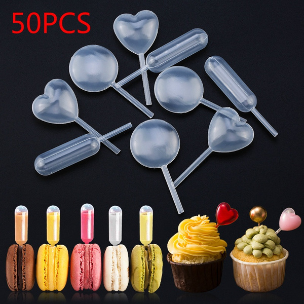 5 Types of Jelly Milkshake Cake Droppers Disposable Dropper Pipette ...