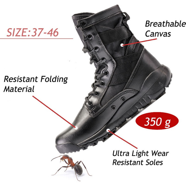 Ultra-light Combat Boots for Men and Women Outdoor Army Boots Air ...