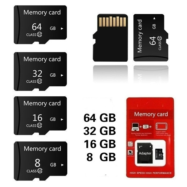 High speed 64GB 32GB 16GB 128MB Memory Cards Class 10 Micro Card ...