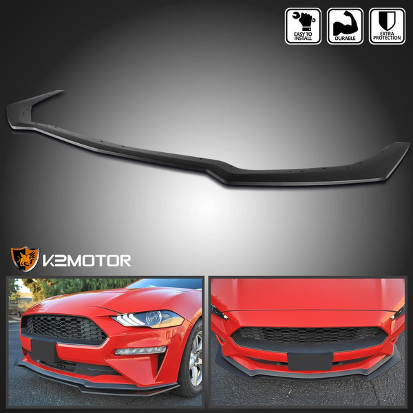 Fits 2018-2019 Ford Mustang GT Front Bumper Lip Spolier Splitter Body ...