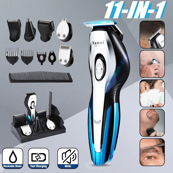 11-IN-1 Professional Fast Charging Hair Clipper Haircut Shaver Wireless ...