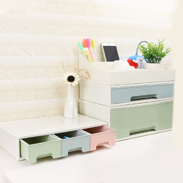 Japanese Style Stackable Plastic Storage Box Drawer Storage Cabinet ...