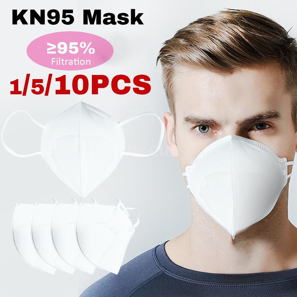KN95 Particulate Respirator Dust Masks,10/5/1PCS Anti Pollution Mask ...