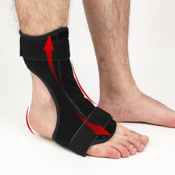 Night Foot Drop Orthosis Brace Aluminum Ankle Plantar Fasciitis Splint ...